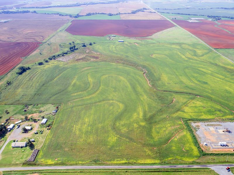 2 Farms Cropland Pasture Homesites, Land Auction in Oklahoma, #131719